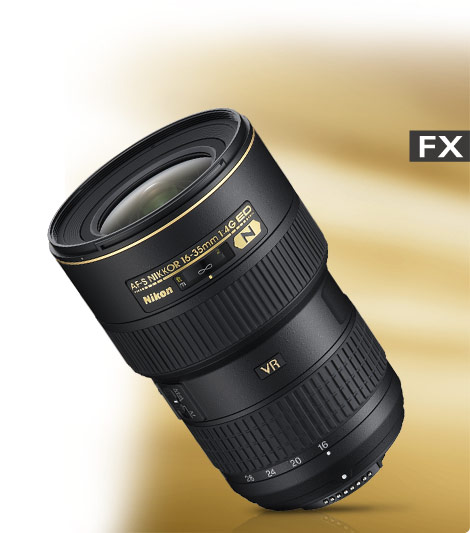 AF-S NIKKOR 16-35mm f/4G ED VR | High Performance Wide Angle Lens for DSLRs